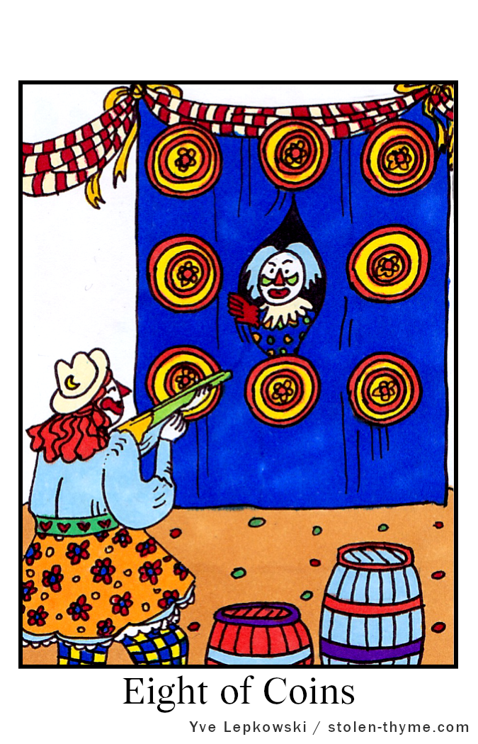 Eight of Coins – Stolen Thyme