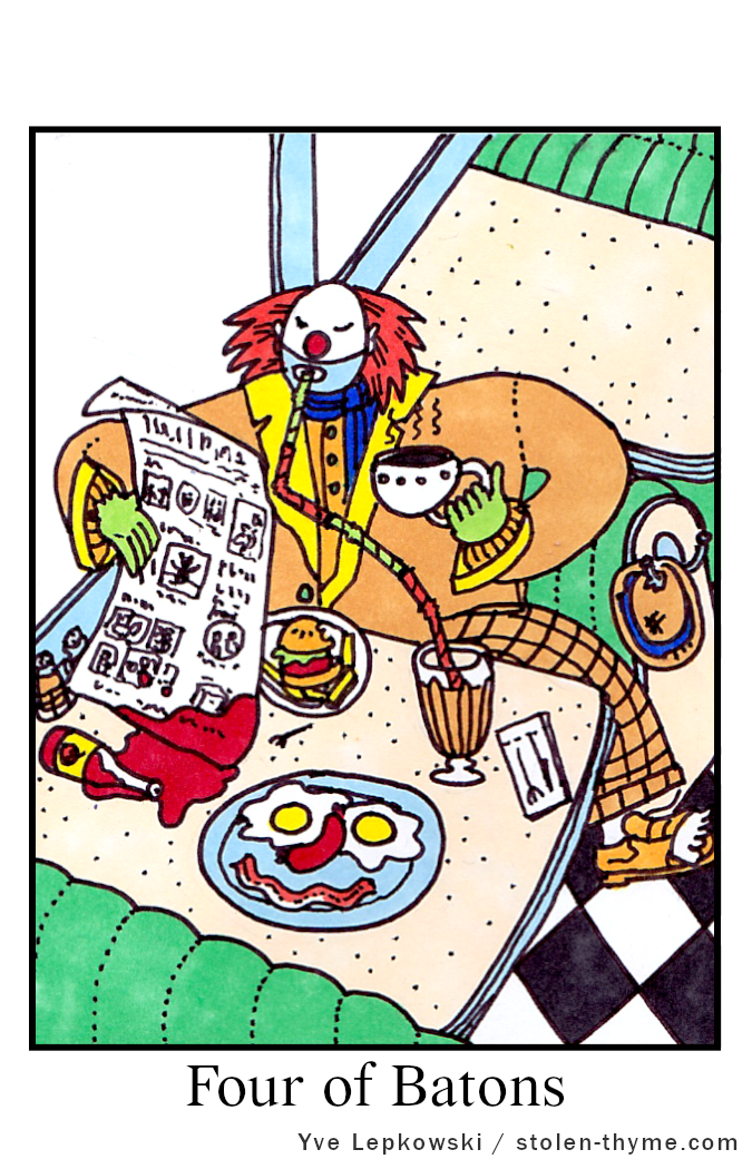 Four of Batons – Stolen Thyme