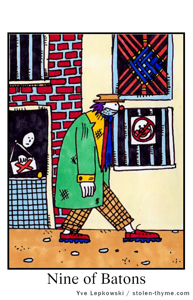 Nine of Batons – Stolen Thyme