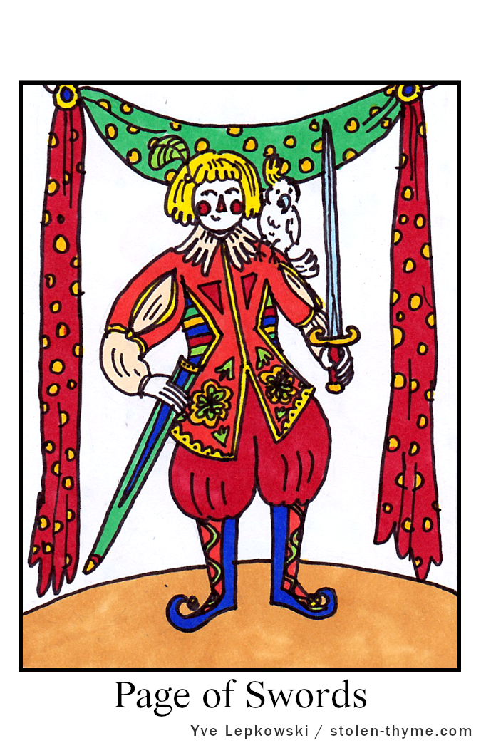 Page of Swords – Stolen Thyme